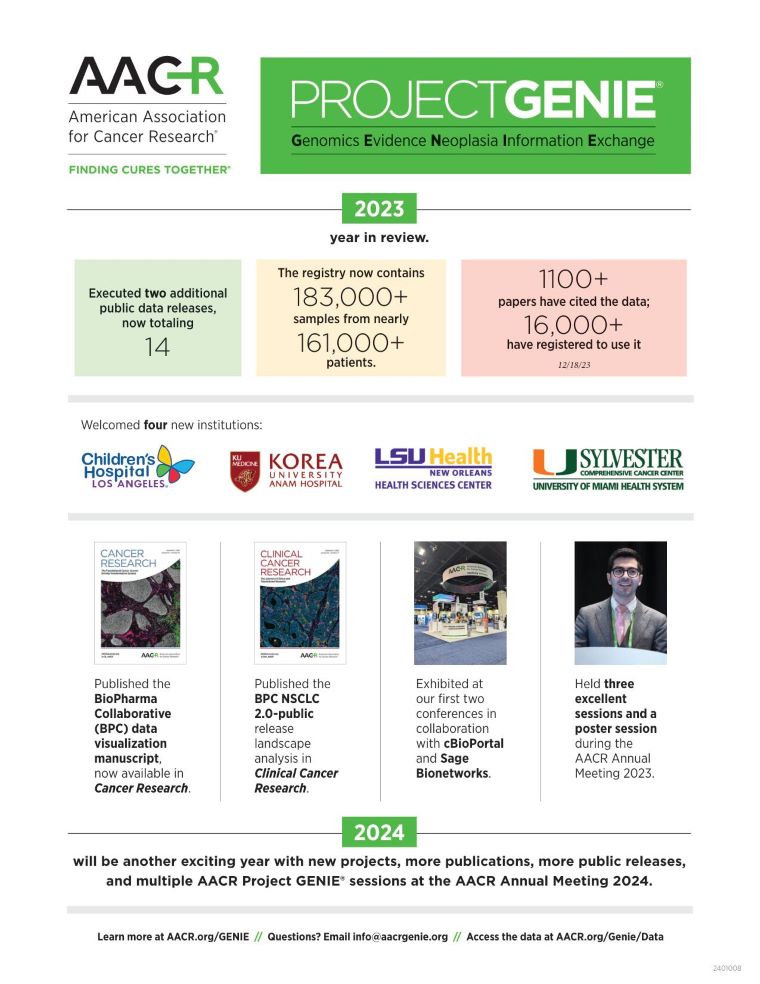 News and Updates | Project GENIE | AACR